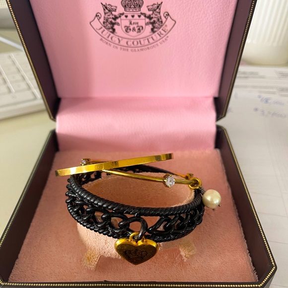 Juicy Couture | Jewelry | Authentic Juicy Couture Bangle Bracelet Set | Poshmark